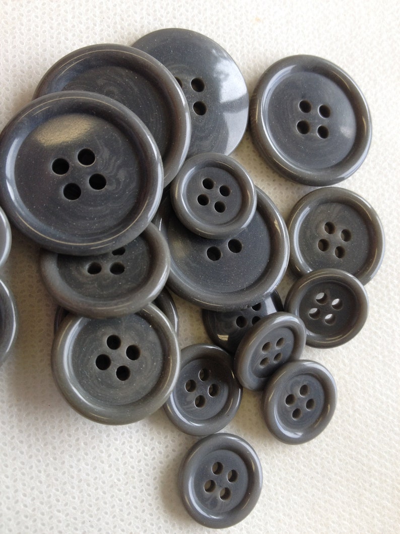 Gray Buttons Gray Suit Buttons Gray Coat Buttons Gray - Etsy
