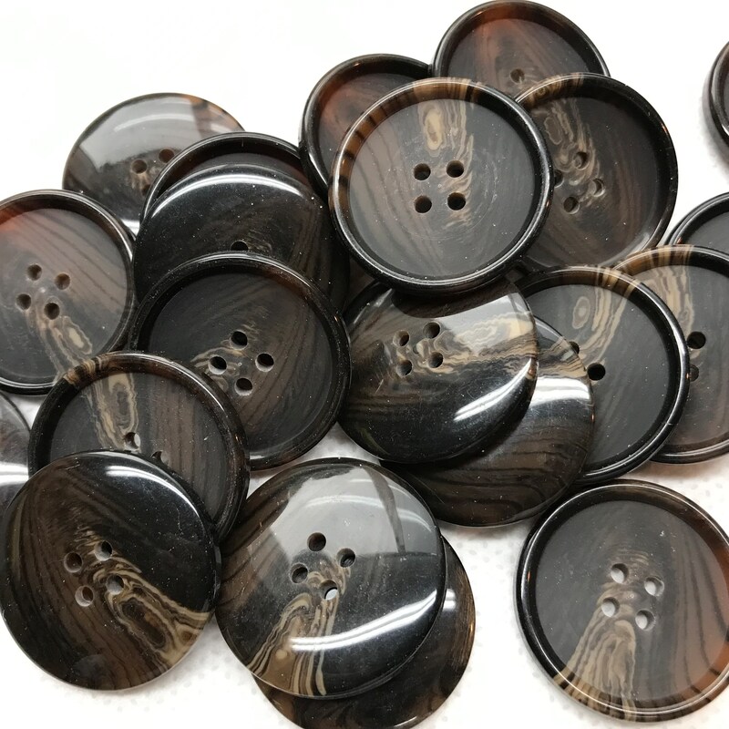 Brown Buttons - Etsy