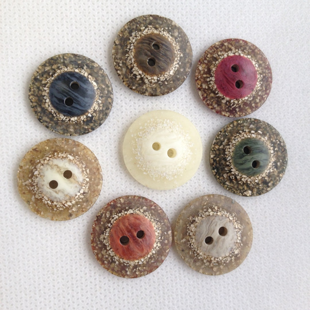 Large Button 2 Hole - Fancy Design - 8 Colors Available - Buttons Were ...
