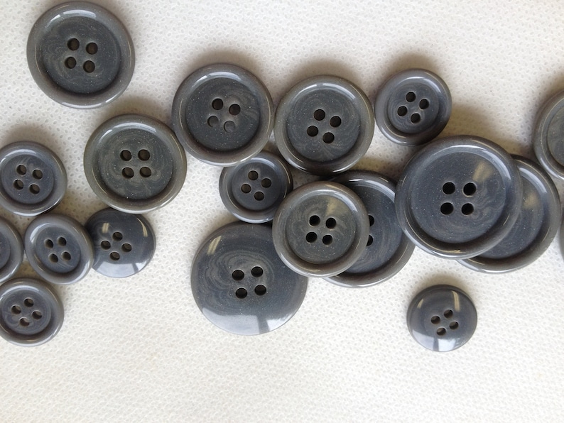 Gray Buttons Gray Suit Buttons Gray Coat Buttons Gray - Etsy