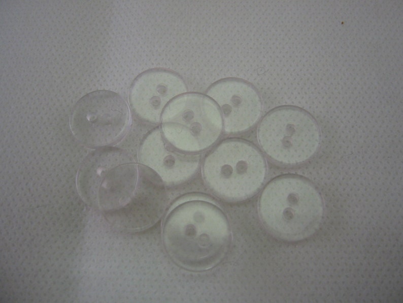 Clear Buttons. Backer Buttons. Two Hole. Two Sizes Available 9/16"(14mm ...