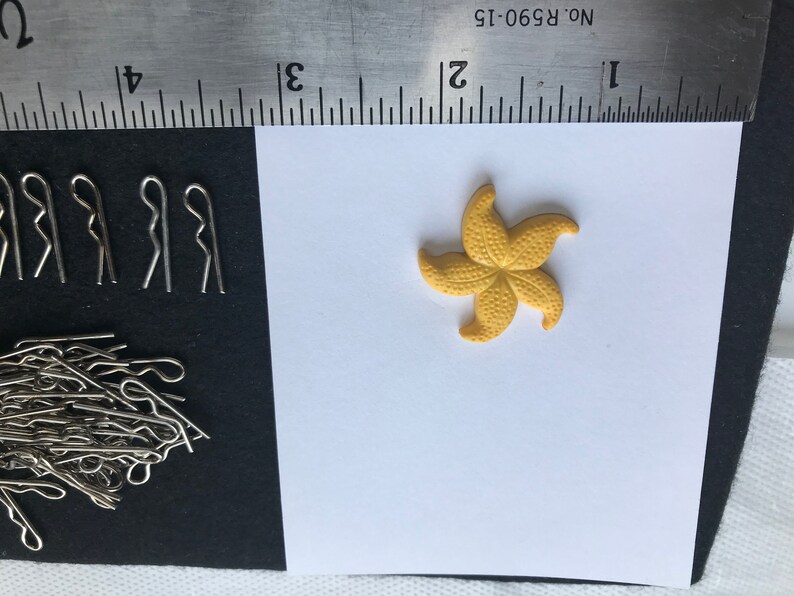 Metal Clips for Attachment in Crafts. Buttons SIZE | Etsy