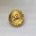 Gold Button. Satin Gold Button. Size 7/8"", Lot of 4 Buttons. Satin ...