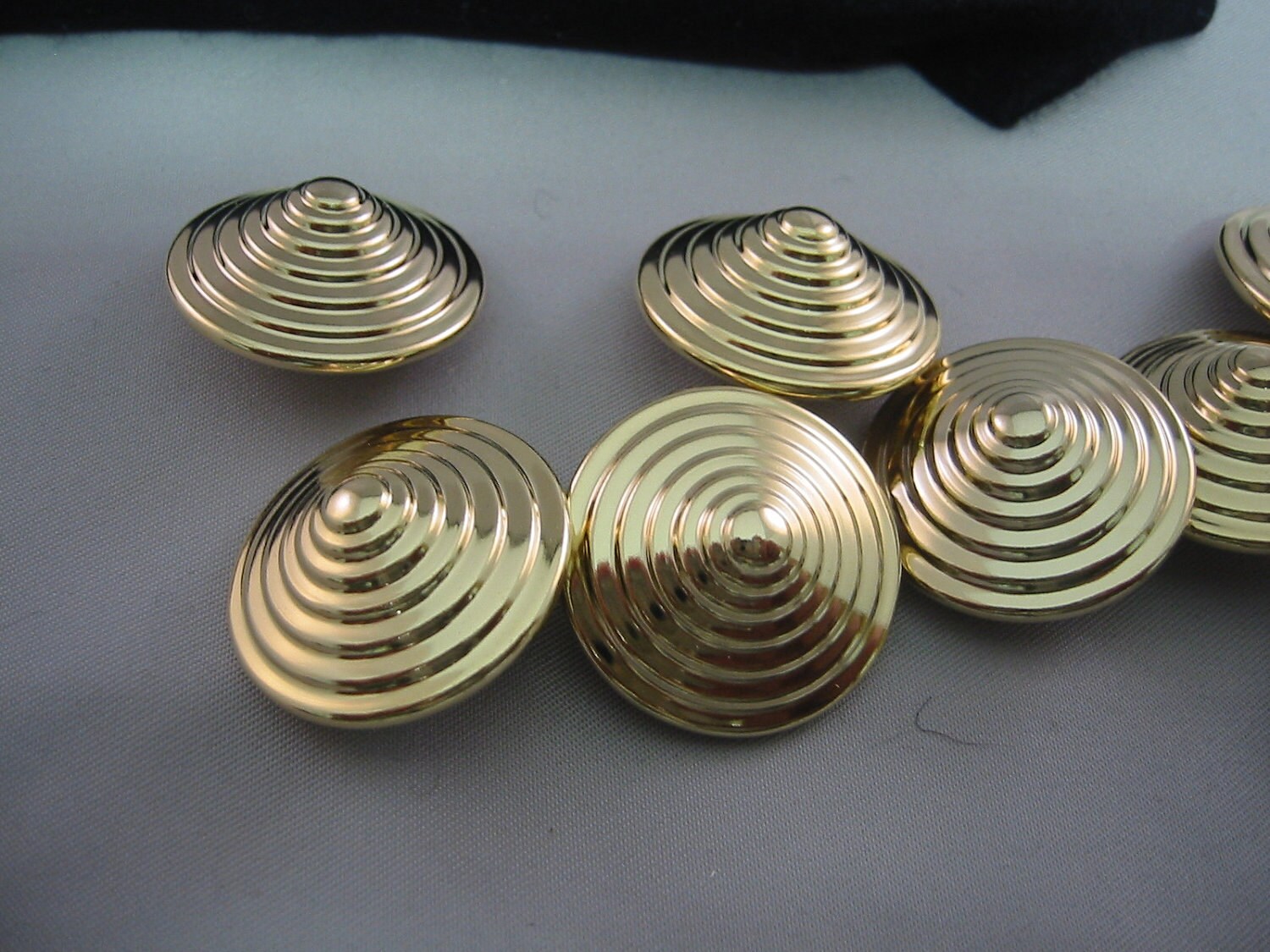 Large Gold Button Metal Button Plated Lot of 6 28mm 1 - Etsy