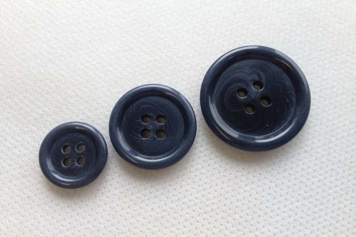 Navy Buttons Navy suit buttons Navy Coat Buttons Navy | Etsy