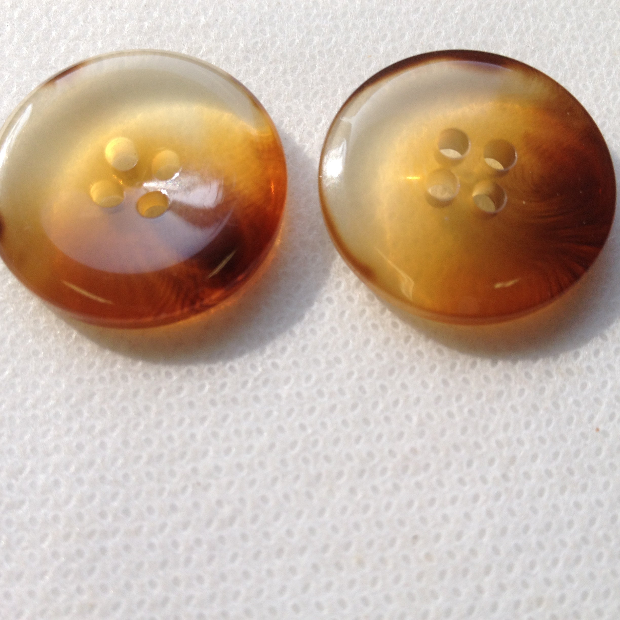 Tan (brown) Buttons, Four Sizes Available 7/8"3/4" 5/8" 1/2" (pick Size ...