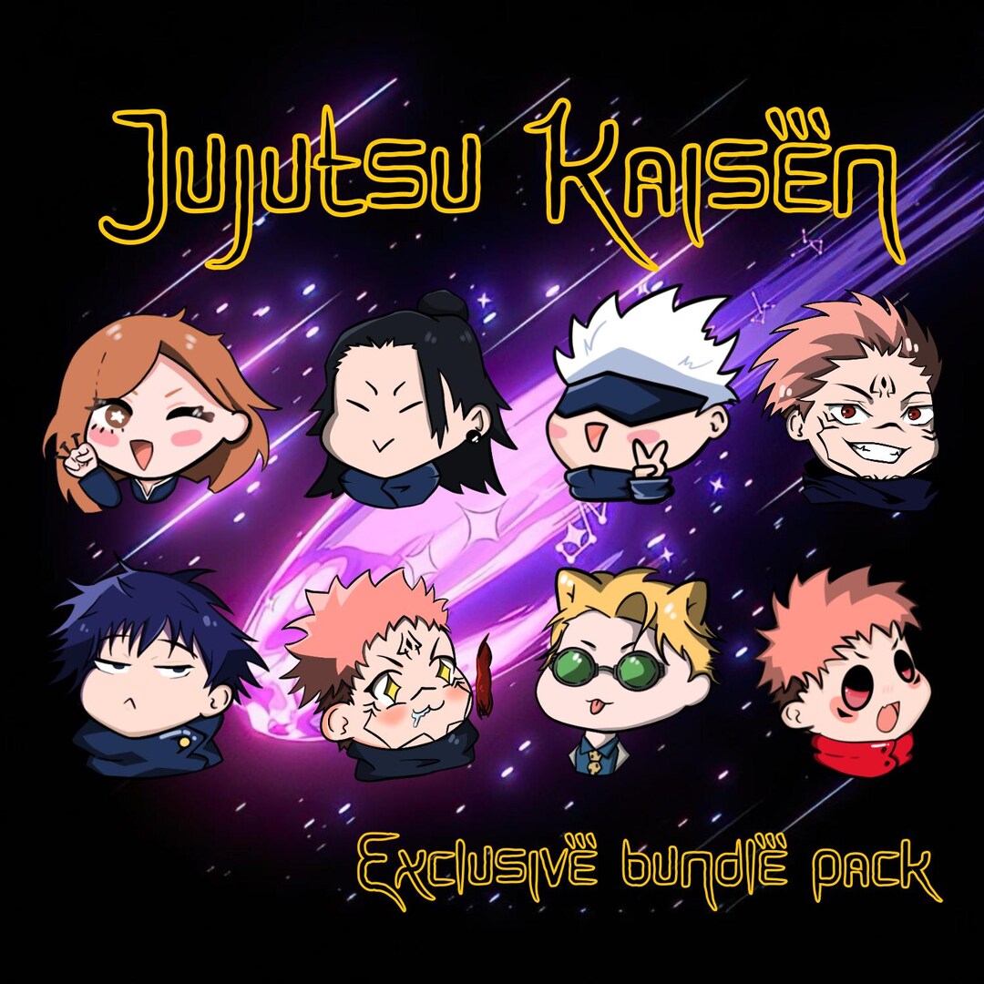 JJK Chibi Digital Stickers | Gojo Itadori Fushiguro Sukuna | Planner ...