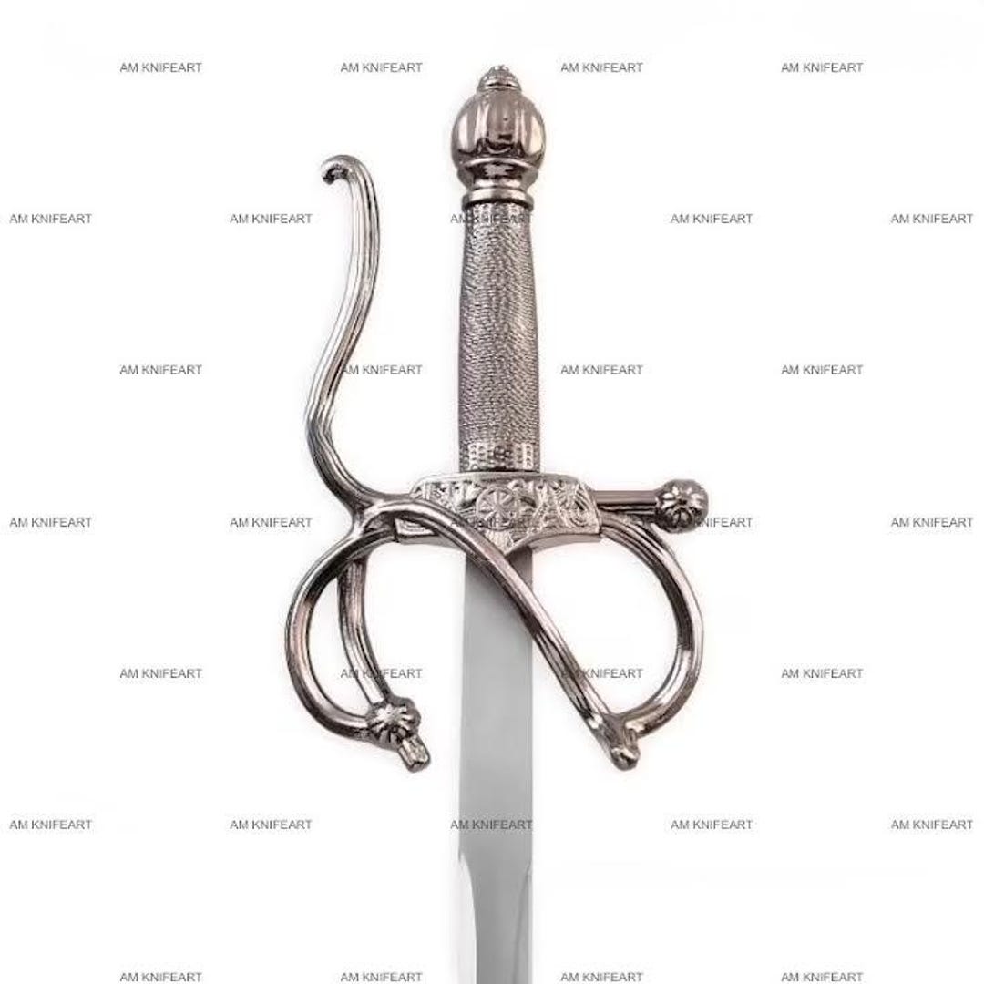 Handcrafted Zoro Rapier Sword Replica - Anime Cosplay, Stainless Steel ...