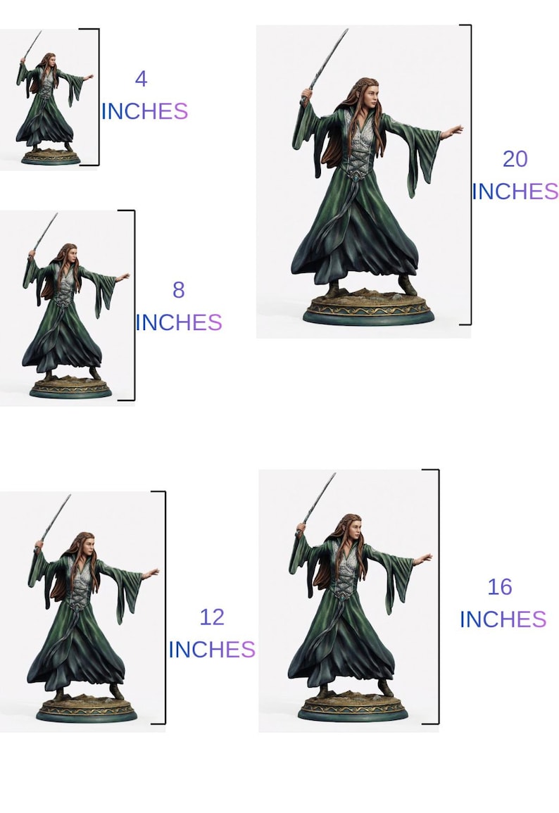 Stylized Anime Girl Figurine, Hitchhiker Girl Statue, Fantasy OC ...