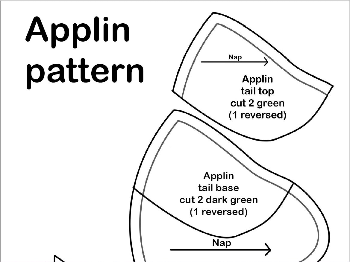 Applin Pokemon Sewing Pattern | Etsy