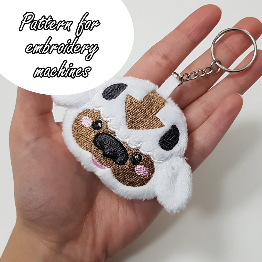 ITH (in the Hoop) Embroidery Pattern Appa Avatar the Last Airbender ...