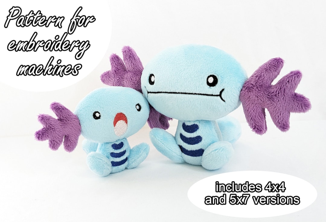 ITH (in the Hoop) Embroidery Pattern Pokemon Wooper - Etsy