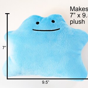 Ditto Pokemon Sewing Pattern PDF DIY Plush Toy - Etsy