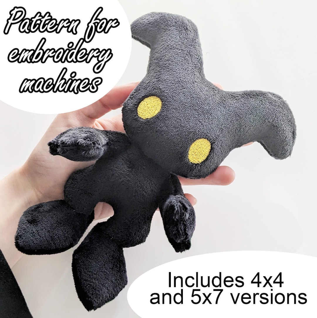 ITH (in the Hoop) Embroidery Pattern Kingdom Hearts Heartless Mini ...