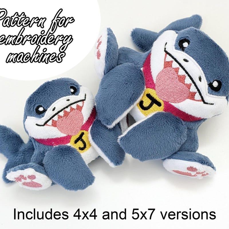 Jeff the Shark Plush - Etsy