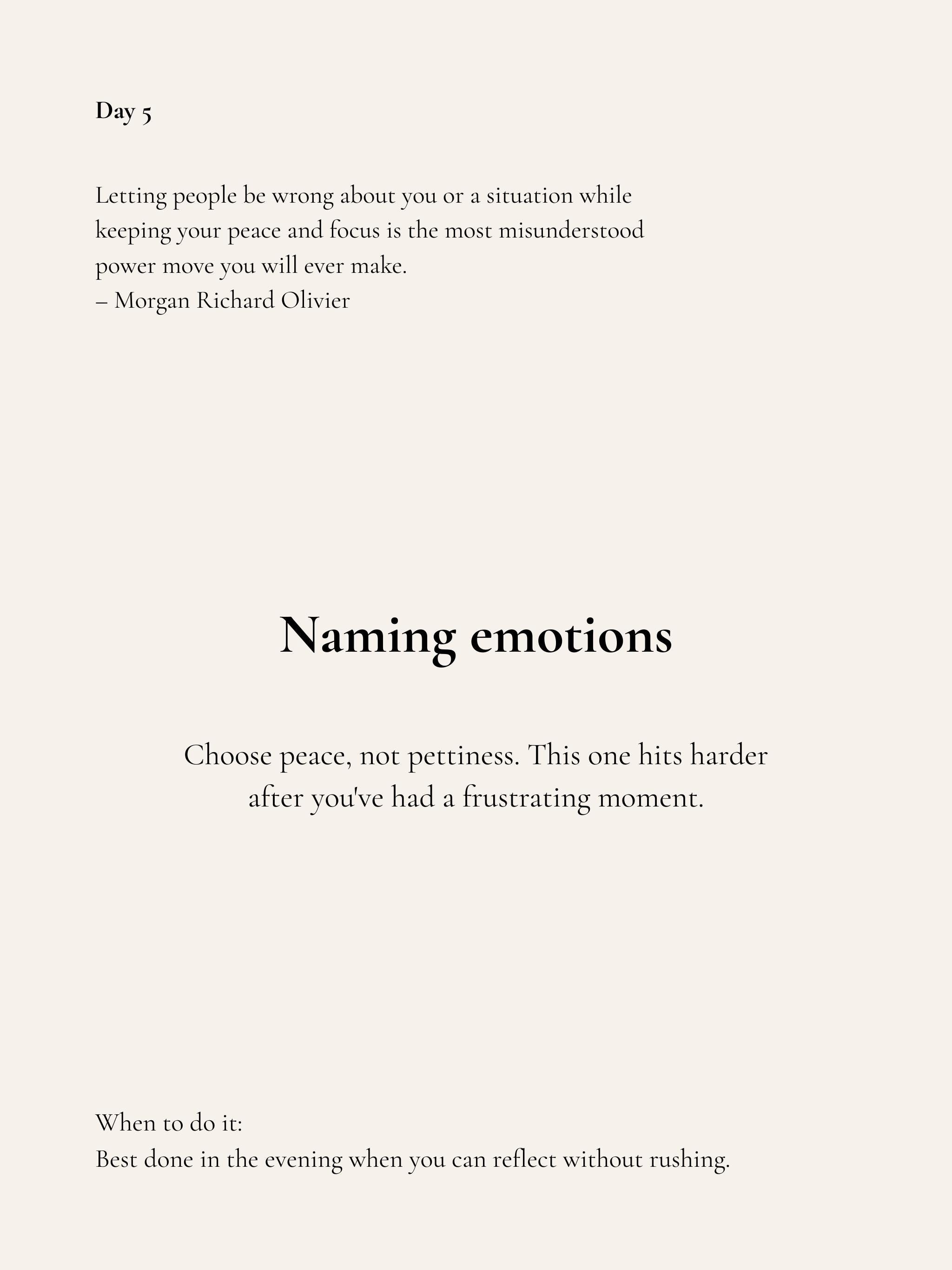 Emotional Maturity Journal | 30-day Self Improvement Workbook ...