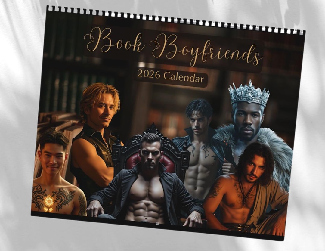 2026 Romantasy Book Boyfriend Calendar: Fantasy Romance Lover Gift - Etsy