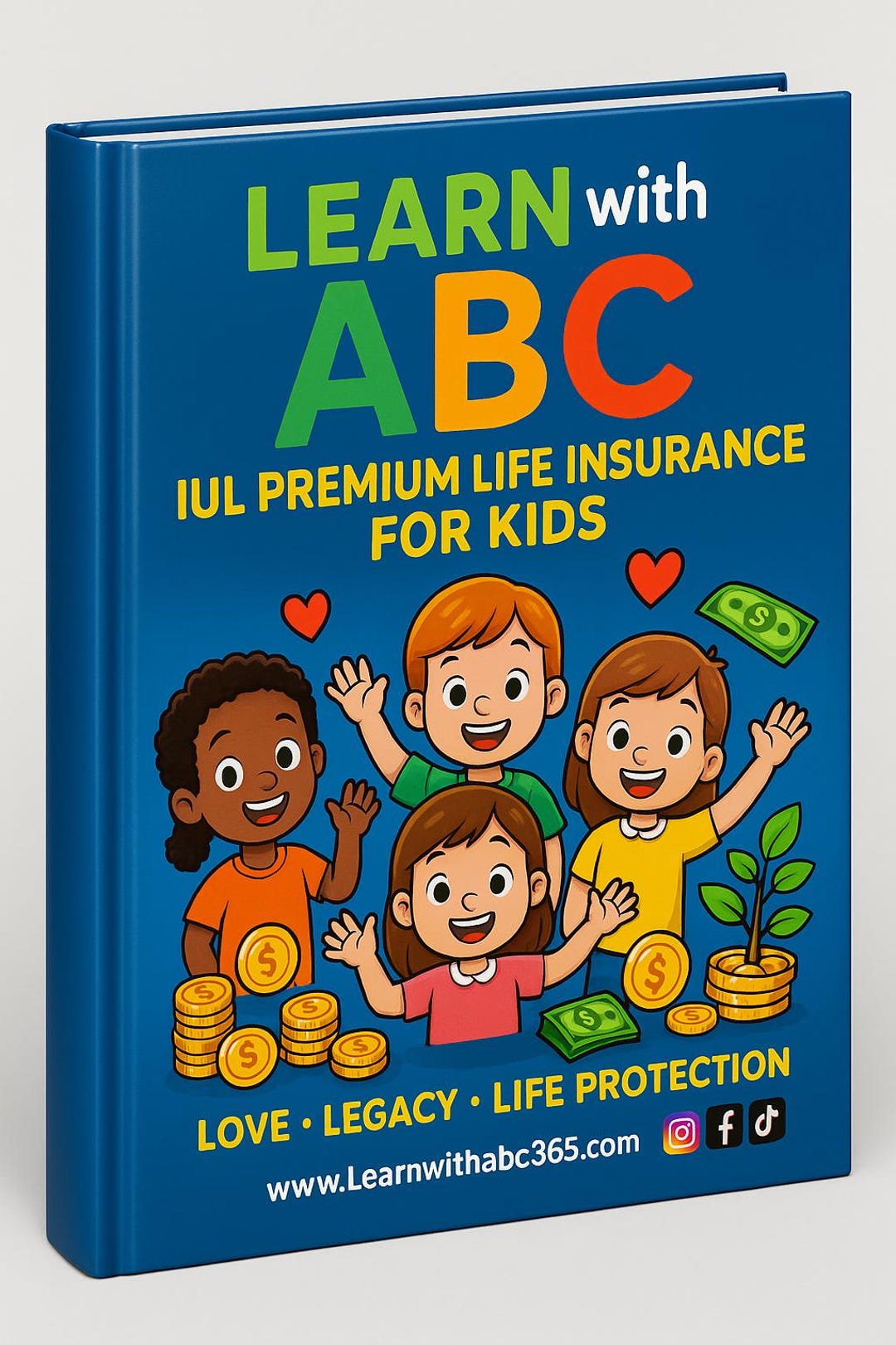 IUL Premium Life Insurance ABC Book: Financial Literacy for Kids - Etsy