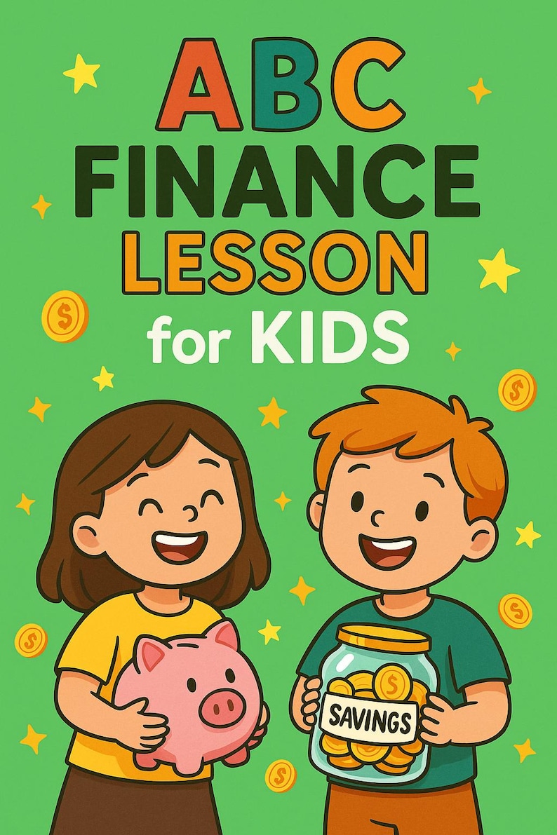 ABC Finance Lesson for Kids, Financial Education for Children, Money ...