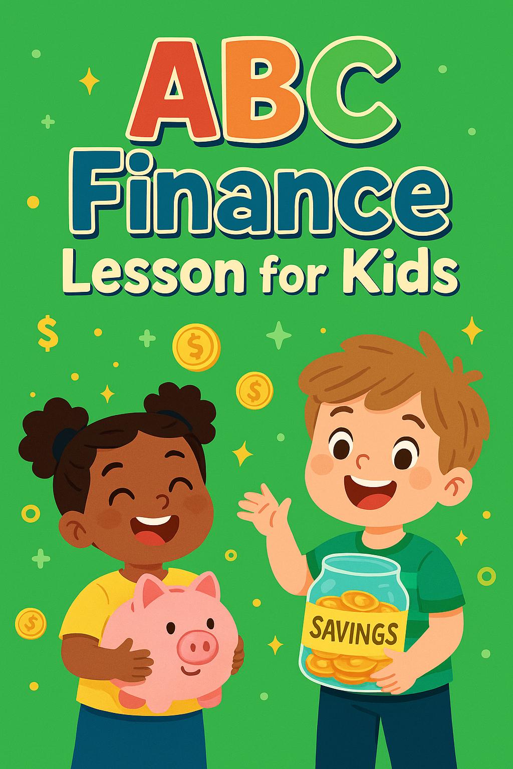 ABC Finance Lesson for Kids, Financial Education for Children, Money ...
