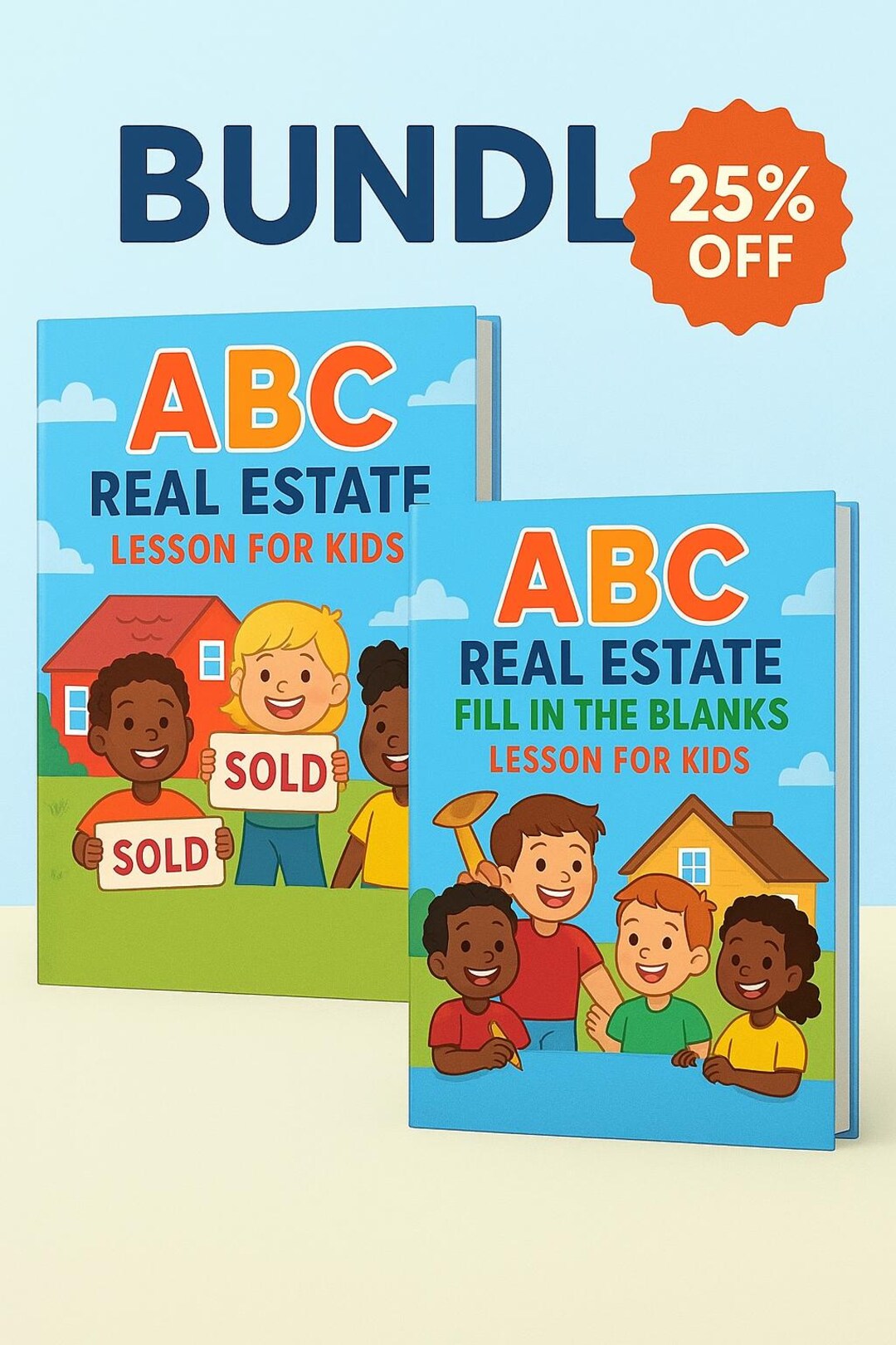 ABC Real Estate Workbook Bundle for Kids, Financial Literacy - Etsy