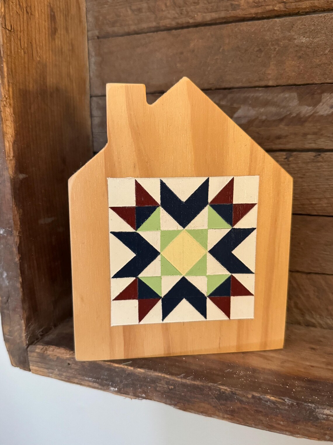 Custom Painted Wood Barn Quilt Block - Etsy Canada