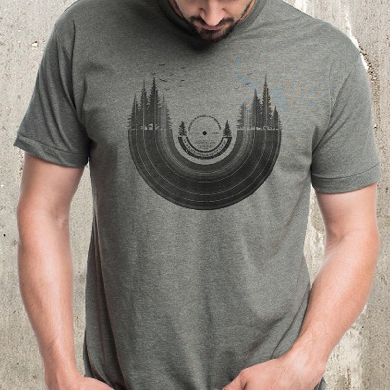 Vinyl Record Shirt - Etsy