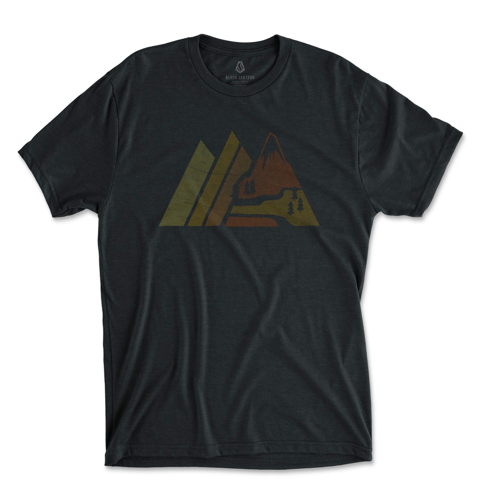 Mens Graphic Tees Outdoor T-shirt Retro Mountain Tshirt - Etsy