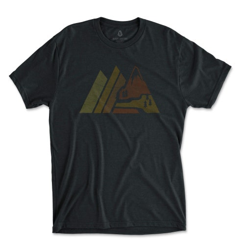 Mountain Tshirt Men Alpine Orbits Graphic Tees for Men by - Etsy
