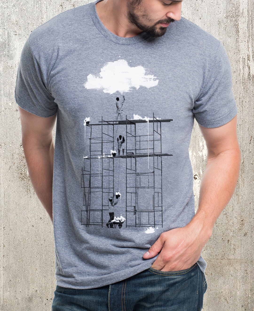 Mens Graphic Tees - Cloud T Shirt - Cloud Factory - Mens Urban Shirt ...