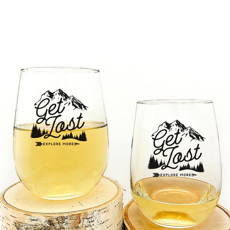 Rustic Wine Glasses - Etsy