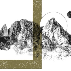 Men’s Graphic Tees - Mountain Collage - Nature Tshirt Men - Unisex ...