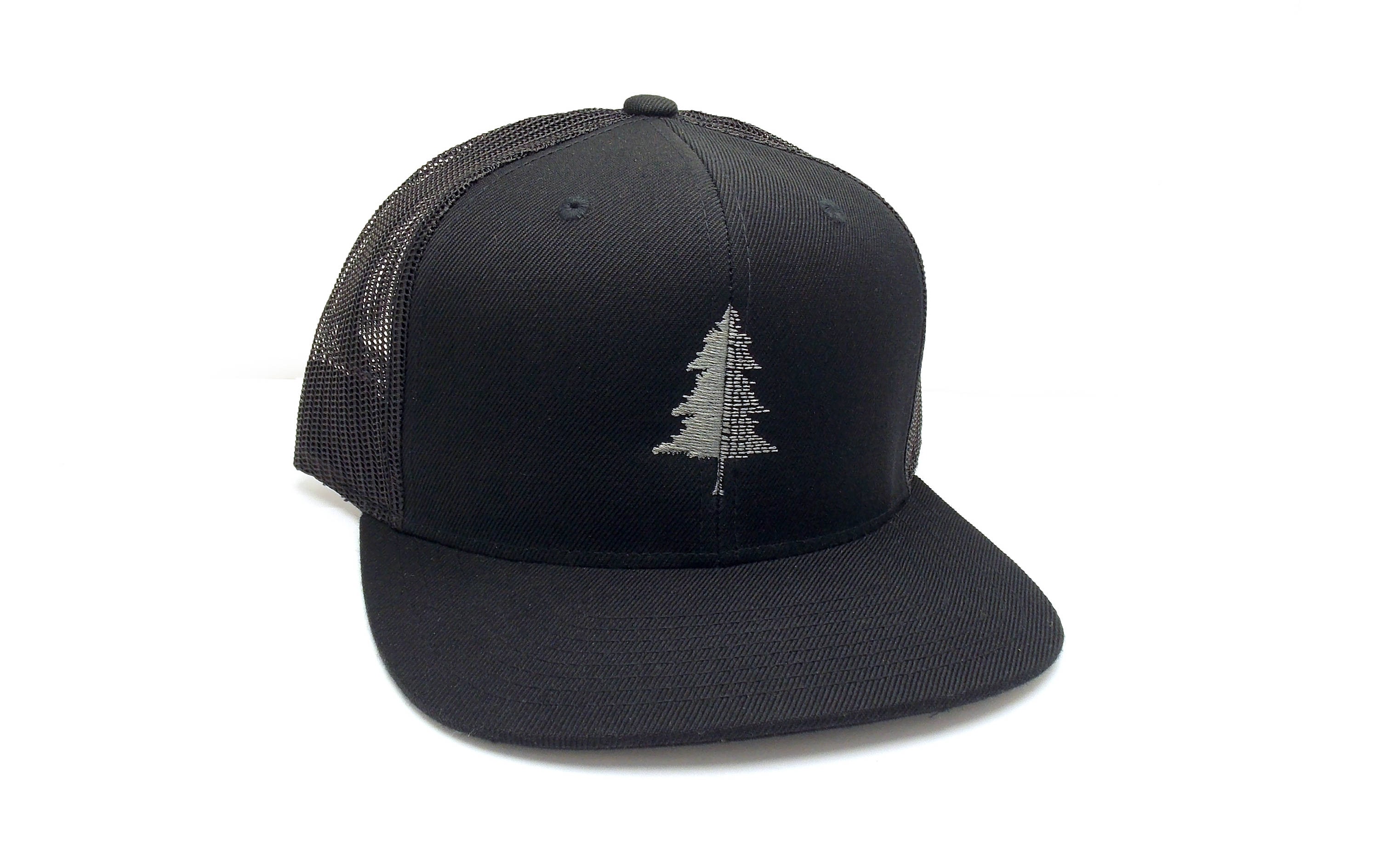 Tree Trucker Hat - Split Tree - Snapback Trucker Mesh Hat - Wool ...