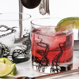 Octopus Tentacles Tentacles Whiskey Glasses Octopus Whisky Glasses Two ...