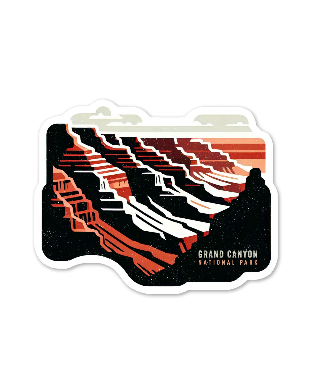 Grand Canyon Vinyl Decal: Scenic Arizona Landscape Sticker for Outdoor ...