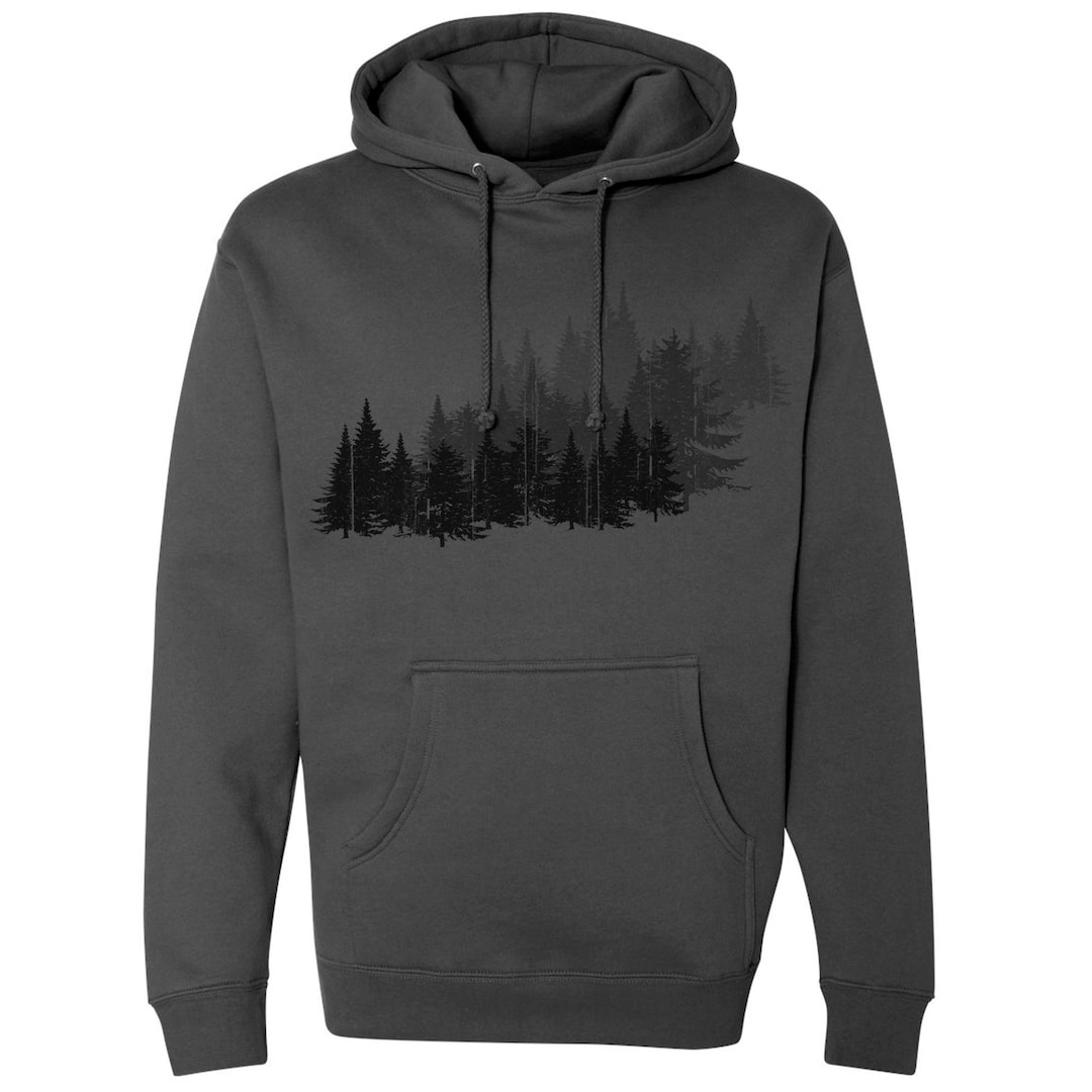 Nature Hoodies - Forest Layers - Mountain Hoodie for Men /unisex ...