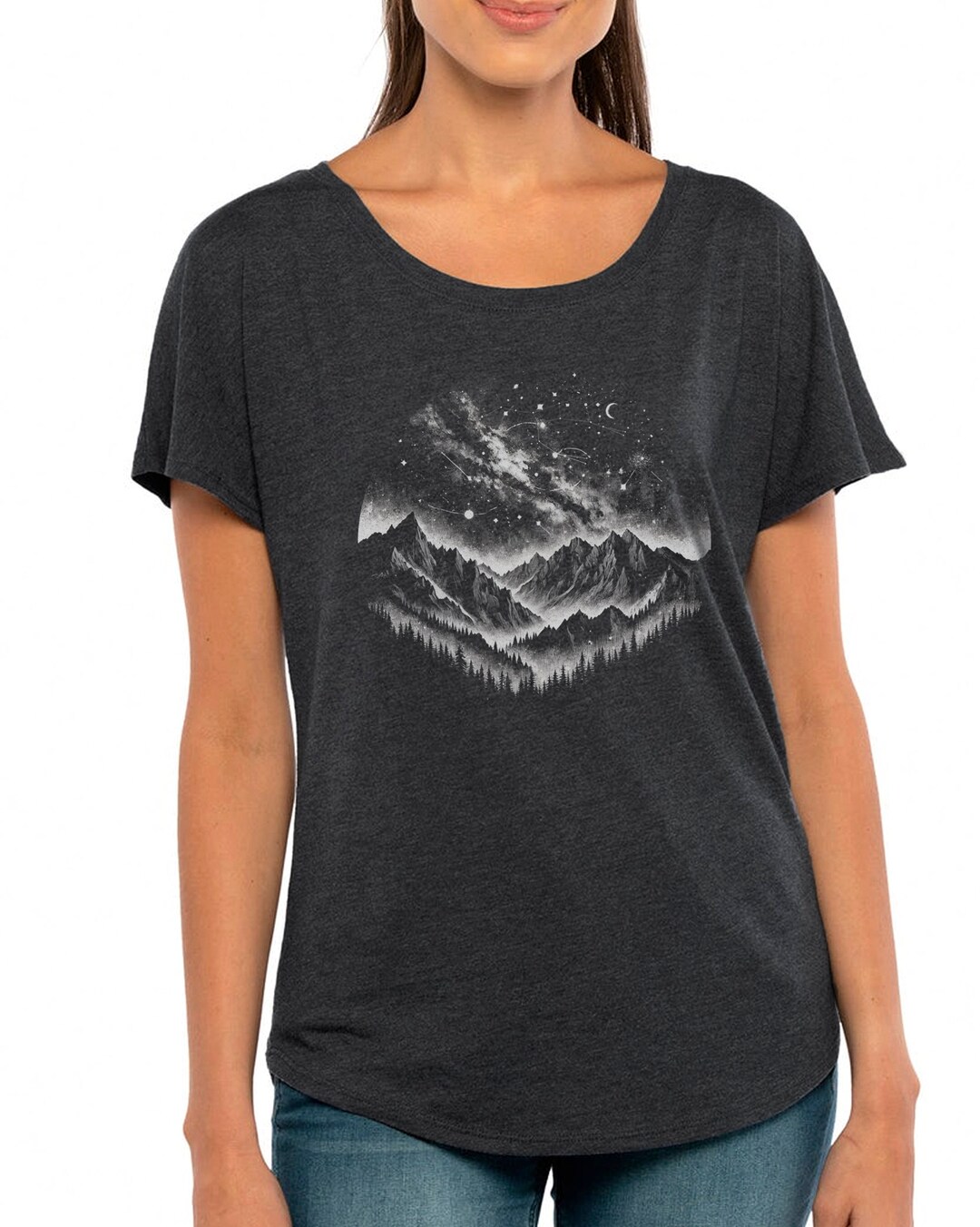 Women's Ursa Major T-shirt Ursa Major Stars Graphic Tees for Women ...