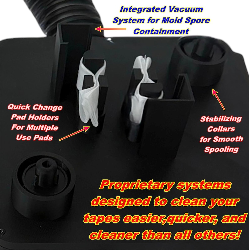 The ORIGINAL VHS Mold Cleaner Machine Betamax Analog Tape Cleaning ...