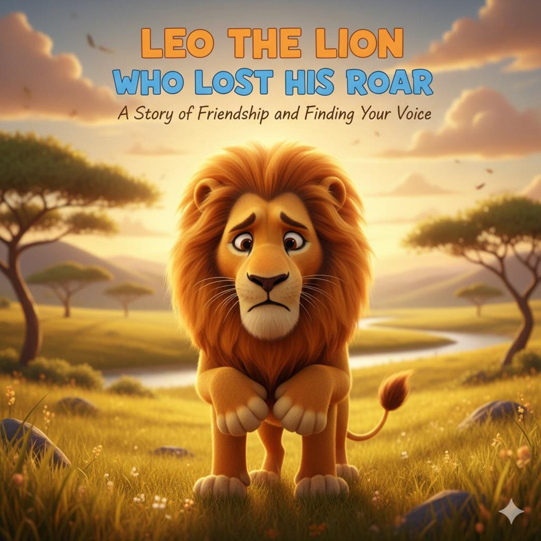 Leo the Lion Who Lost His Roar - A Story of Friendship and Finding Your ...