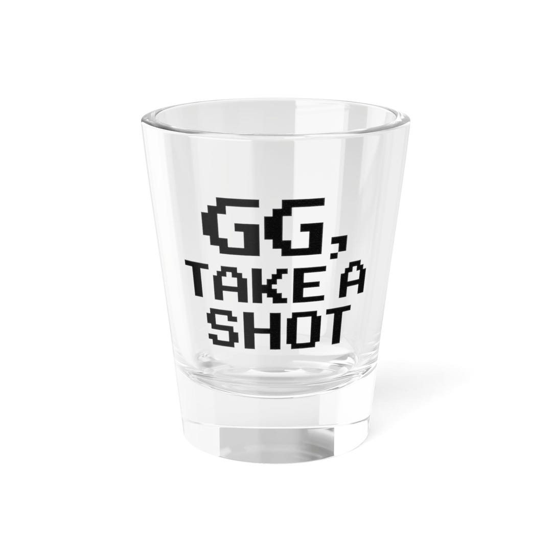 GG, Take a Shot Gamer Shot Glass Funny Video Game Party Gift - Etsy