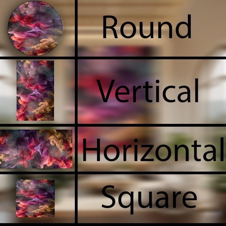 Stained Glass Panther Tempered Glass Wall Art, Round Square Rectangle ...