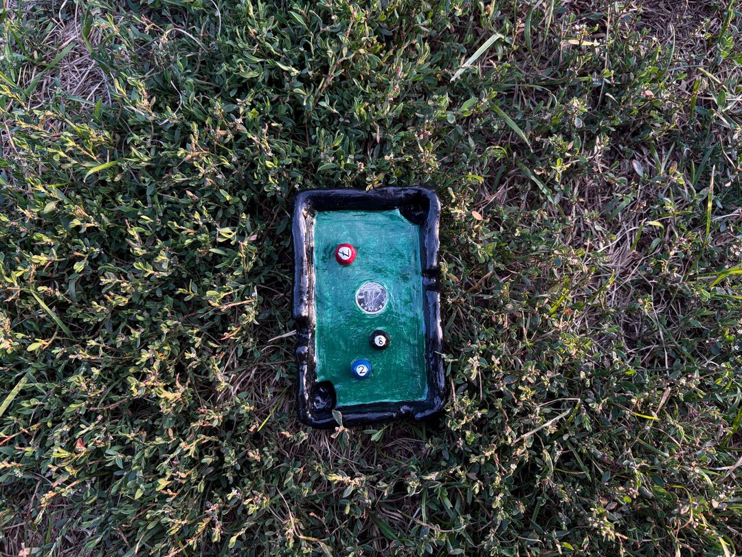 Pool Table Ashtray | Handmade | Clay - Etsy