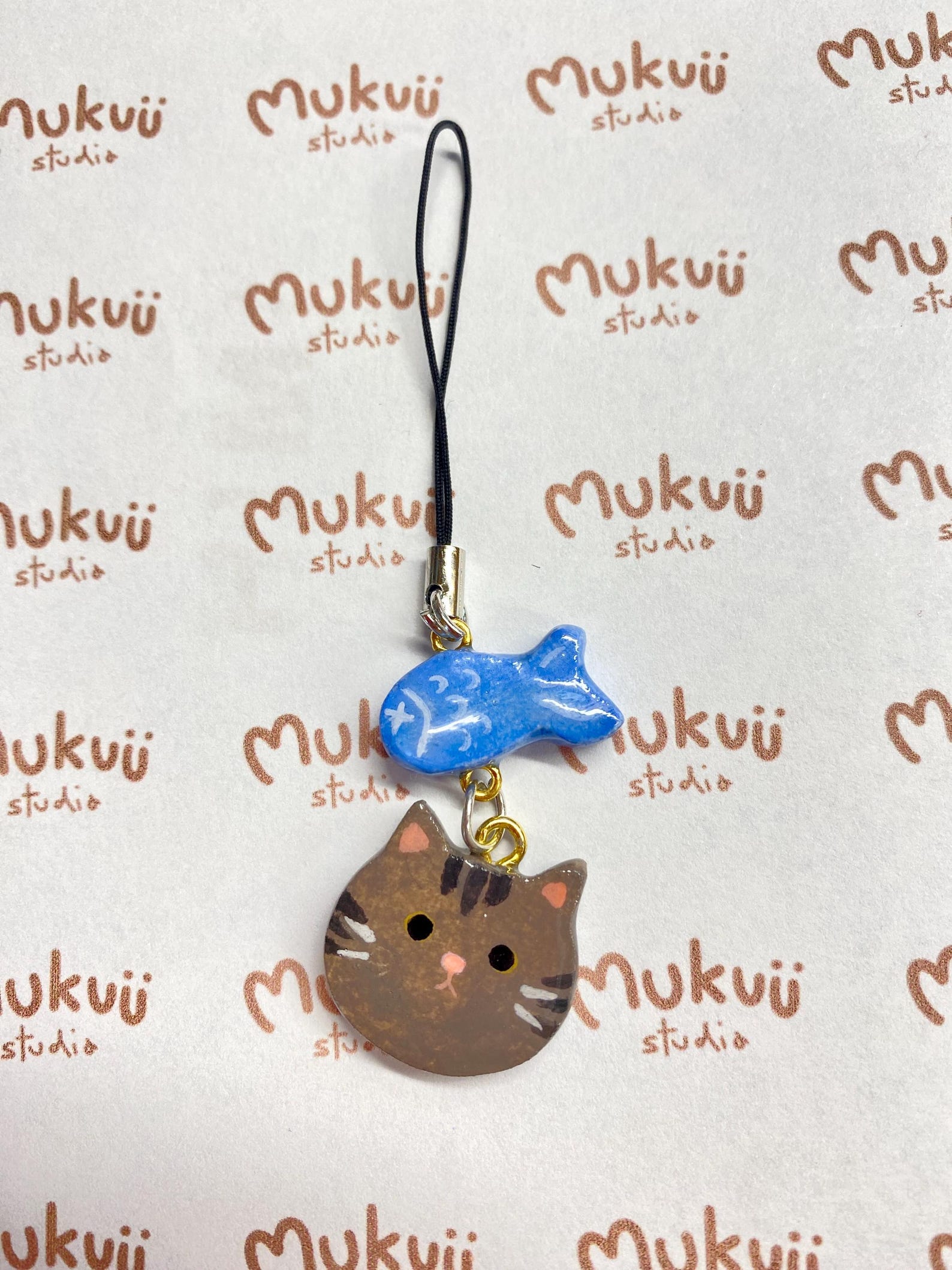 Custom Cat Keychain With Name on Back | Handmade - Etsy