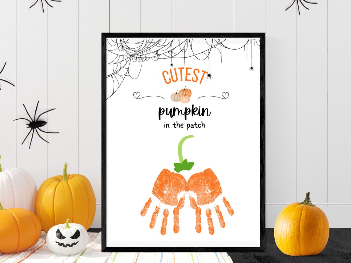 Halloween Handprint Bundle Kids Craft DIY (PDF) Digital Download ...