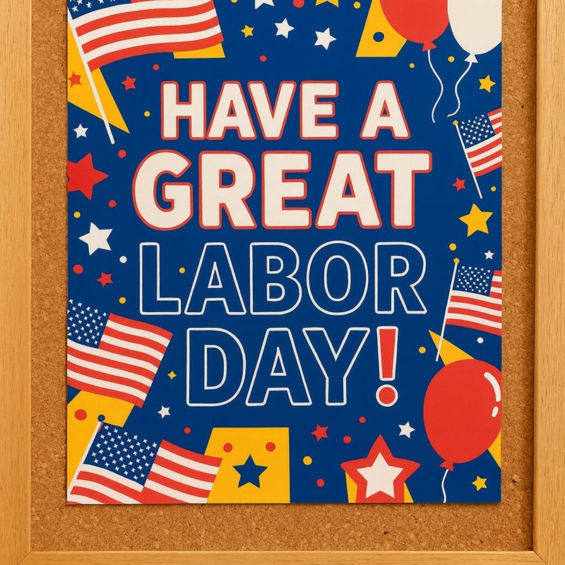 Labor Day Bulletin Board - Etsy