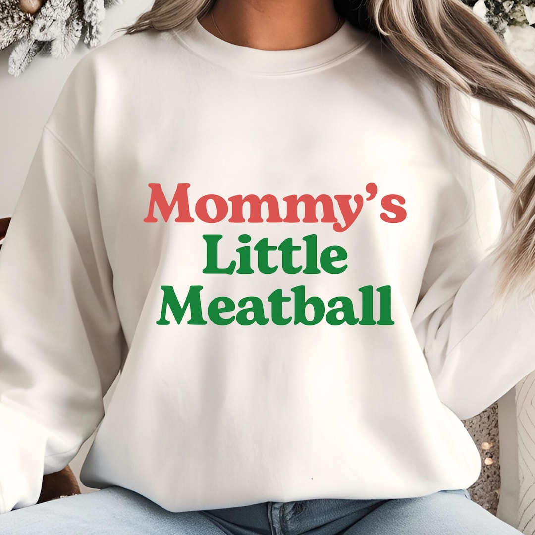 Mommy’s Little Meatball PNG, Funny Baby Digital Download, Cute Italian ...