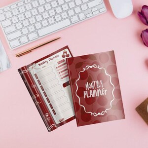 Cherry Monthly -weekly Planner – Printable Digital Download-undated ...