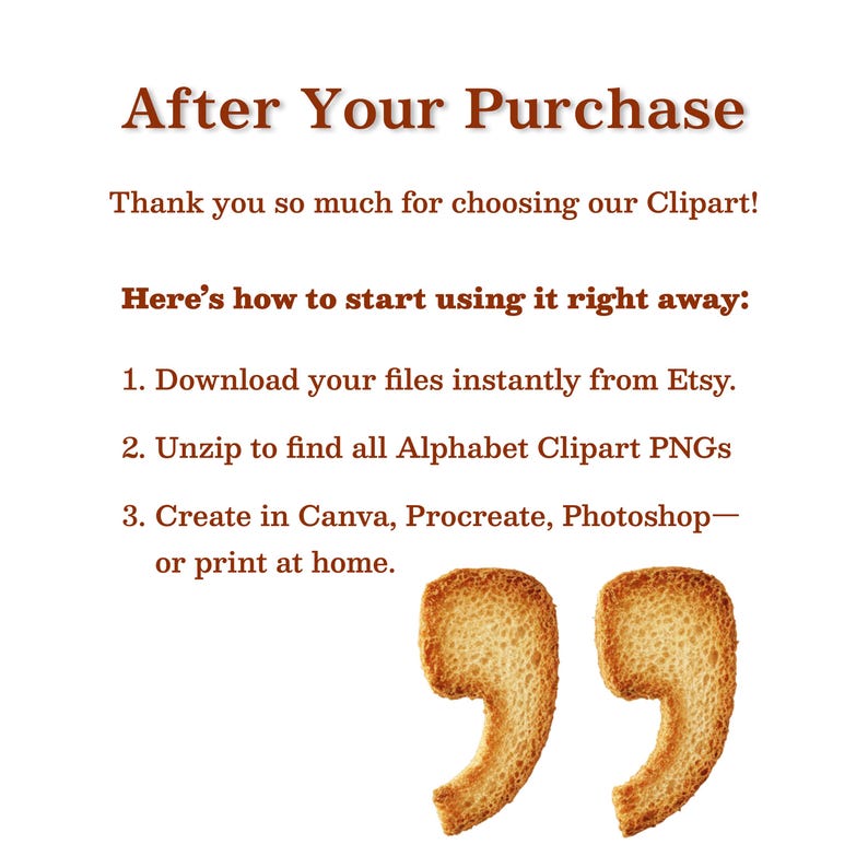 Toast Alphabet PNG Bundle, Bread Letter, Numbers Clipart, Toast Font ...