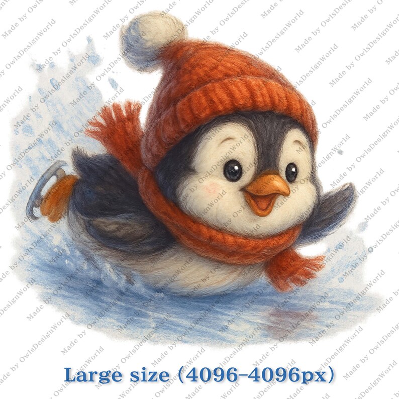14 Funny Winter Penguin Clipart Bundle, Cute & Playful Penguins PNG ...