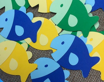 Yellow and Red Fish - Etsy